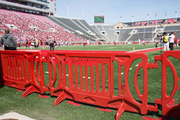 Football Field Barricades Make a Statement | OTW Safety