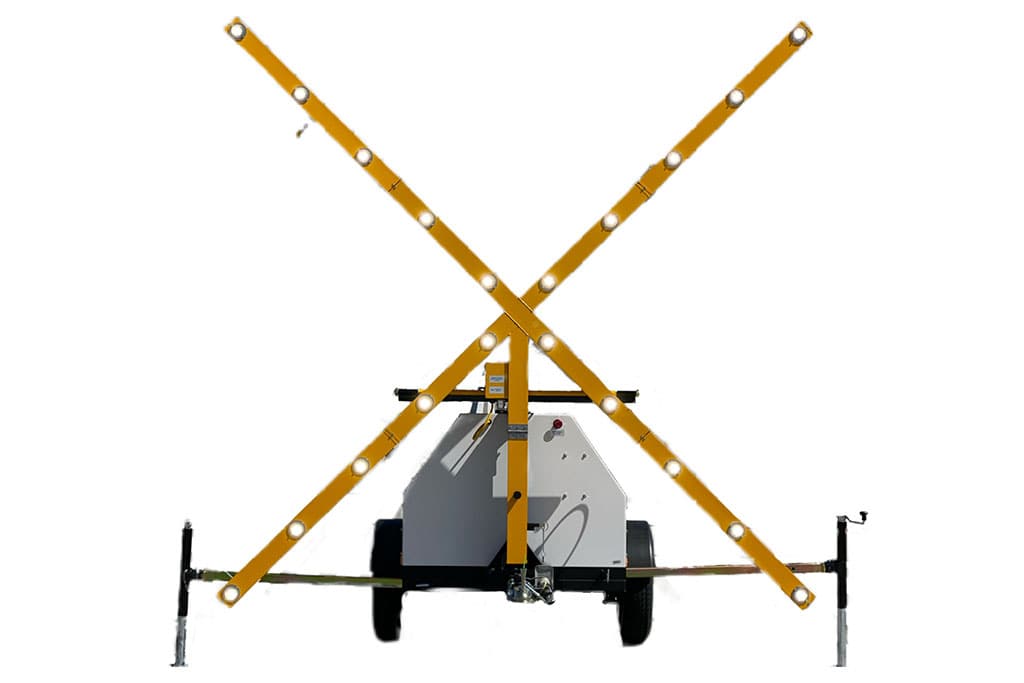 Lighted X Runway Closure Marker » OTW Safety